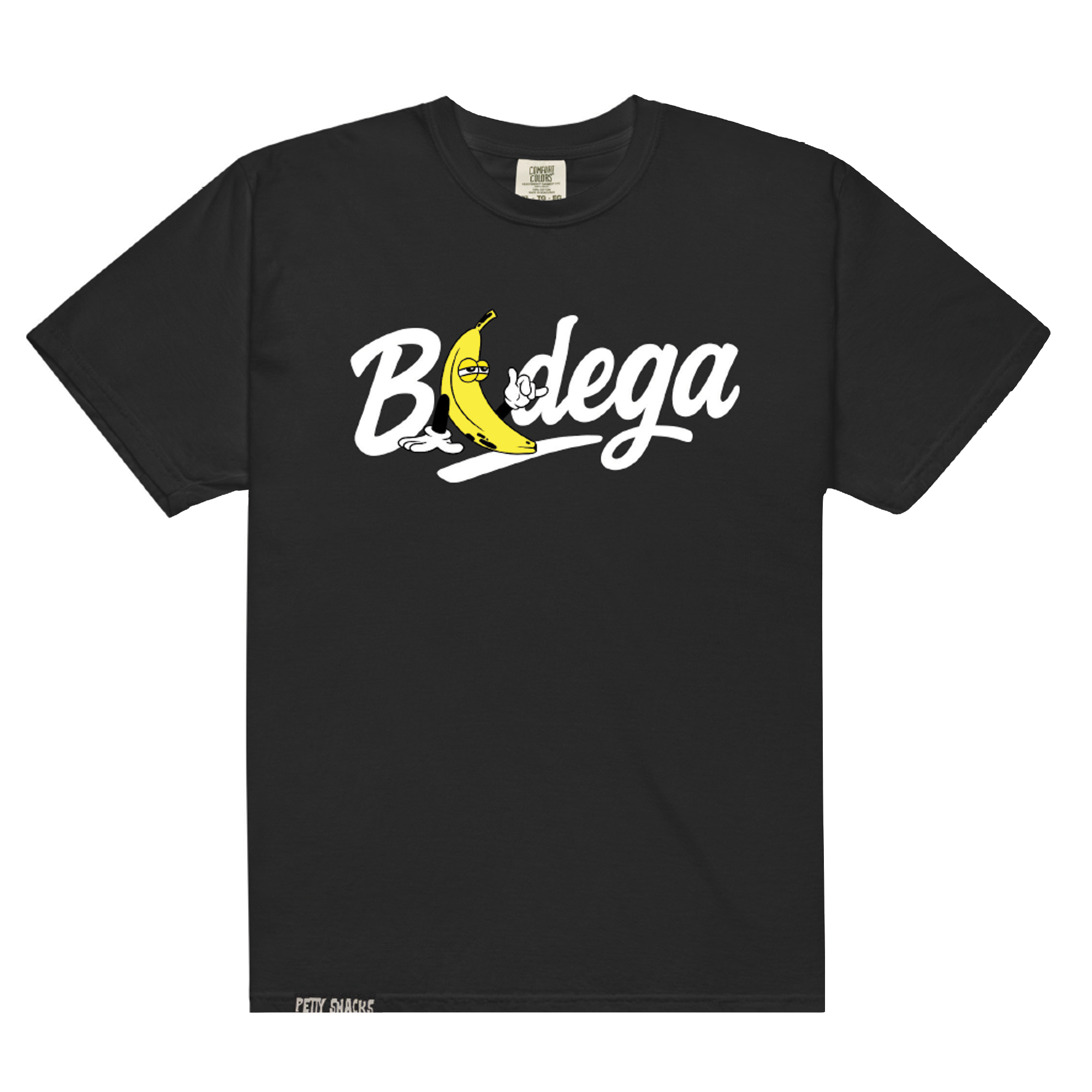 Bodega Shop Logo Tee (Black) – Petty Snacks