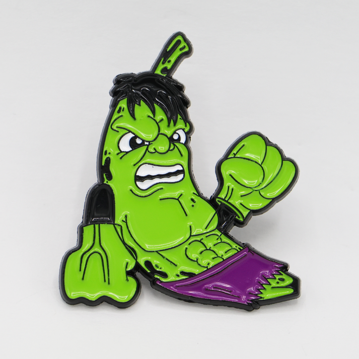 BRUCE BANANNER HULK ENAMEL PIN – Petty Snacks