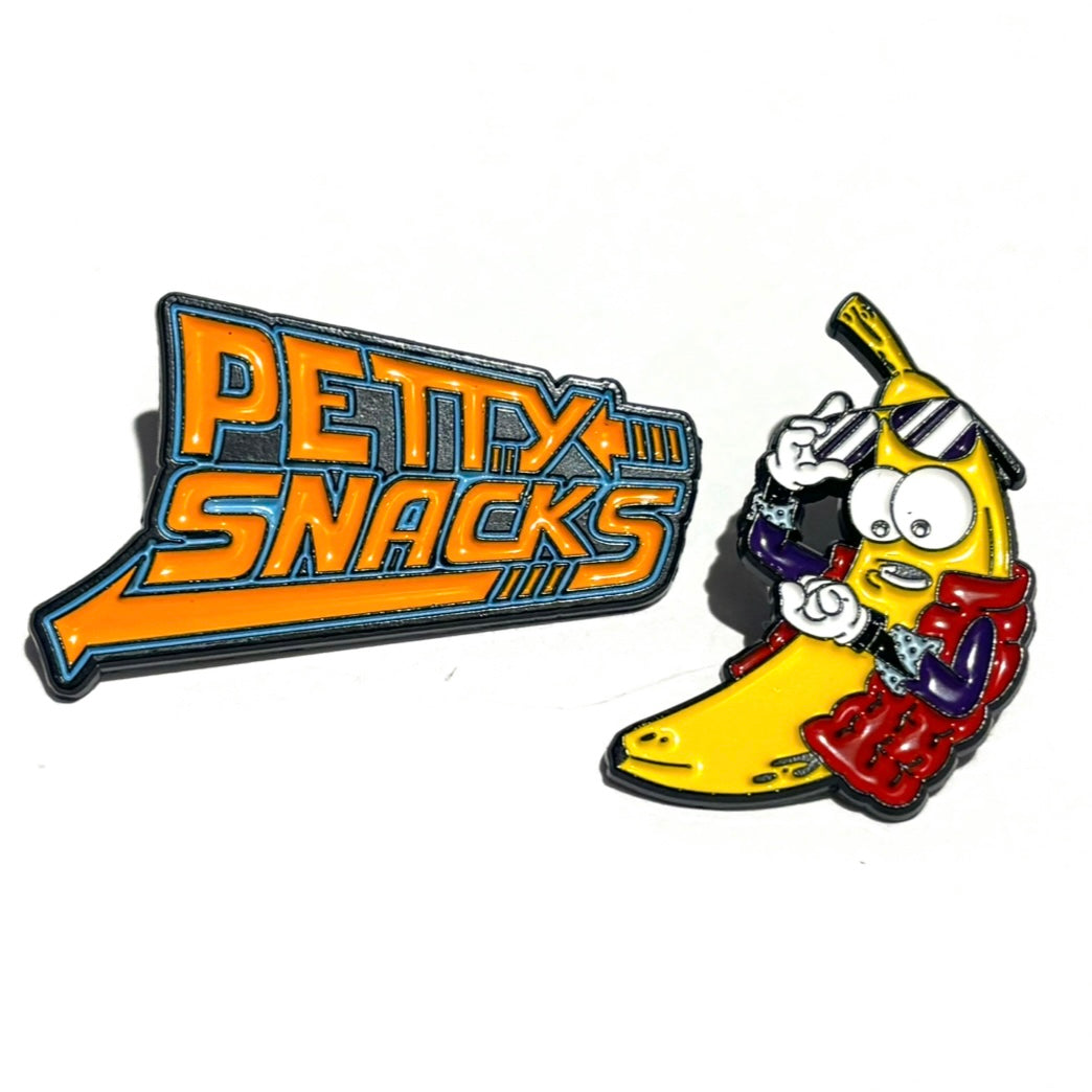 BACK TO THE FUTURE BANANA ENAMEL PIN SET – Petty Snacks