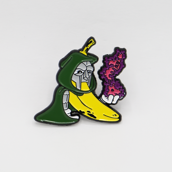 Dr. Doom-nana Enamel Pin – Petty Snacks